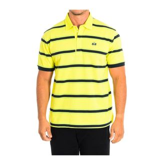 La Martina Kurz&auml;rmeliges Poloshirt - - Tops - Herren - Gelb - S