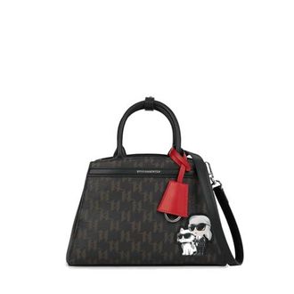 Karl Lagerfeld LAGERFELD Sac &agrave; main Ikon Monogram Marron-Fonce