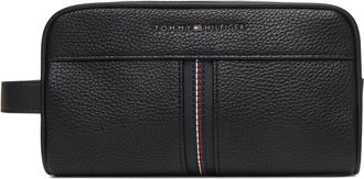 Tommy Hilfiger Kosmetiktasche Tommy Hilfiger Th Central Washbag AM0AM14172 Schwarz