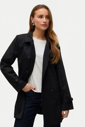 Vero Moda Tenchcoat Chelsea 10329343 Schwarz Regular Fit