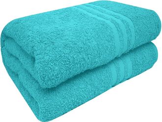 Generic Extra großes Jumbo-Badetuch (85 x 165 cm), luxuriös, 100 % reine ägyptische Baumwolle, 600 g/m², schnell trocknend, großes Badetuch, superweiches Stra