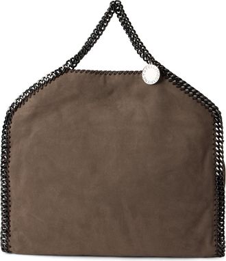 Stella McCartney Womens Tote Bag Falabella Dark Taupe Polyester