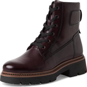 Tamaris Damen Stiefelette Leder bequem; BORDEAUX, EU 41