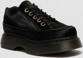 Dr. Martens Buzz 5-&Ouml;sen Hair On Leder Schuhe in Schwarz, Gr&ouml;&szlig;e: 36