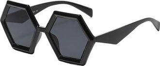 Generic Lunettes De Soleil Polygonales &Agrave; Monture Large For Hommes Et Femmes, Style Tendance, Id&eacute;ales For Les F&ecirc;tes, Le Shopping, La Photographie De Rue Et Les