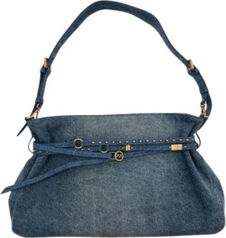 Pinko Pinko, Femme, Sacs, Bleu, Taille: ONE Size Pinko Bags