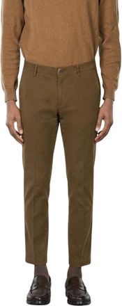 Mason's Pantalon Chino Milano - Homme - Pantalons - Brun - Taille: S