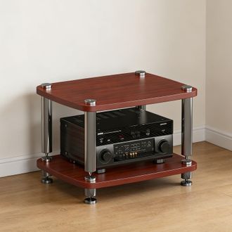 Generic HiFi Regal AV-Medienst&auml;nder mit 1-4 Ebenen, HiFi-Lautsprecherschrank mit Vibrationsd&auml;mpfung, Regal for Unterhaltungselektronik und Videospielkonsolen 
