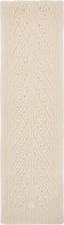 Moncler Moncler Wool Blend Scarf, Women, White, Size: One Size