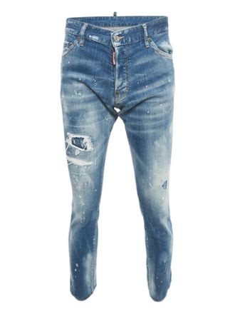 Dsquared2 Jeans im Distressed-Look - Blau