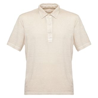120% Lino Herren, Oberteile, Beige, LGr&ouml;&szlig;e