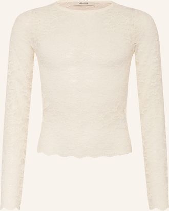 Garcia Garcia Longsleeve Aus Spitze weiss