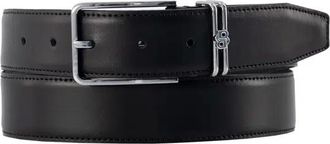 HUGO BOSS Herren G&uuml;rtel schwarz Glattleder