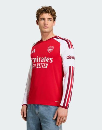 adidas Arsenal fc 26/27 Heimtrikot lang&auml;rmlig in Better Scarlet-ROT
