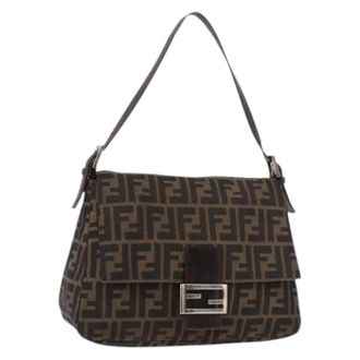 Fendi Pre-owned Zucca Schultertasche - - Pre-owned - Damen - Schwarzk - ONE SIZE