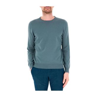 Gran Sasso Pullover mit Rundhalsausschnitt - - Knitwear - Herren - Gr&uuml;n - L