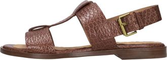 Chie Mihara Femme, Chaussures, Brun, Taille: 39 1/2 EU Sandales Plates en Cuir