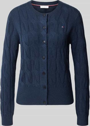 Tommy Hilfiger Strickjacke aus Wolle mit Logo-Detail