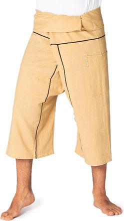 Panasiam Fisherman Pants Stripe-Design 3/4, beige, XL