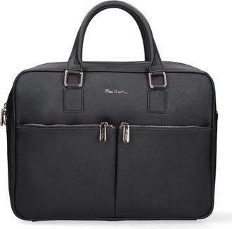 Pierre Cardin Sac de travail en cuir - Homme - Sacs - Bleu - Taille: ONE Size