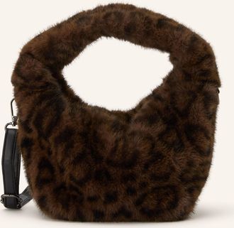 Rino&Pelle Rino & Pelle Kunstfell-Schultertasche Cheryl braun