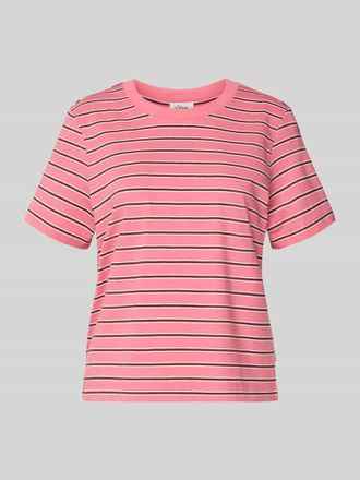 s.Oliver Red Label Regular Fit T-Shirt aus reiner Baumwolle