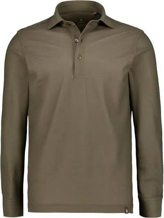 Boggi Milano Herren Polo-Shirt gr&uuml;n Jersey