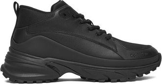 Calvin Klein Sneakers Hike Runner Mid Laceup Tech Mix YM0YM01418 Schwarz