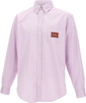 Dr&ocirc;le de Monsieur Homme, Chemises, Rose, Taille: L Chemise Ray&eacute;e Dr&ocirc;le