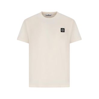 Stone Island Homme, Tops, Beige, Taille: XL SS T-Shirt