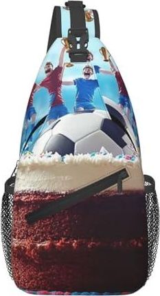 Generic Sac &agrave; dos &agrave; bandouli&egrave;re de football et troph&eacute;es pour homme