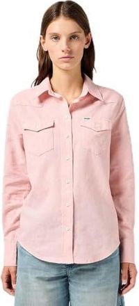 Wrangler Western Shirt, Silver Pink, XXL Femmes