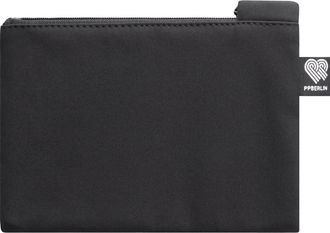 PP-Berlin Etui Medium, Softshell Schwarz, Vegan, Handgenäht in Berlin Kleines Täschchen für Kinder Damen, Herren, Unisex