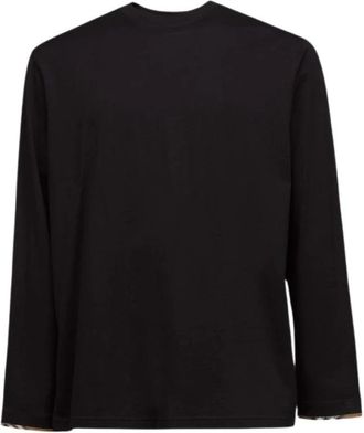 Burberry Ellison Langarm-T-Shirt - - Tops - Herren - Schwarzk - XL