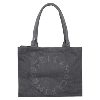 Stella McCartney Shopper Logo - Femme - Sacs - Gris - Taille: ONE Size