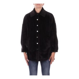 Manila Grace Damen, Jacken, Schwarzk, 2XSGröße