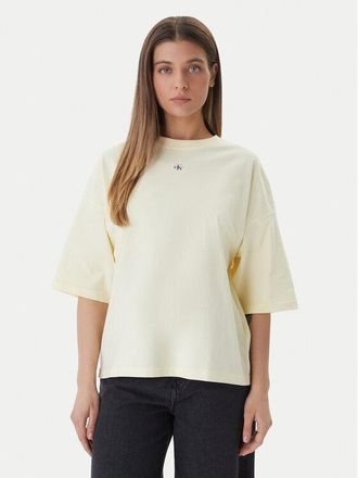 Calvin Klein Jeans T-Shirt LV047D204G Gelb Oversize