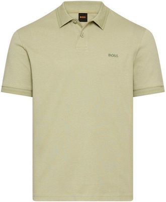 HUGO BOSS Poloshirt Pe Interlock aus Baumwoll-Piqué mit Logo-Print Regular