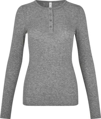 Sams&oslash;e & Sams&oslash;e Femme, Tops, Gris, Taille: 38 FR Sadodo LS Top