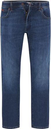 Wrangler Herren Jeans blau Baumwoll-Stretch
