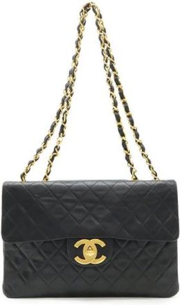 Chanel Sac bandouli&egrave;re en cuir Matelass&eacute; Pre-owned - Femme - Pre-owned - Noir - Taille: ONE Size