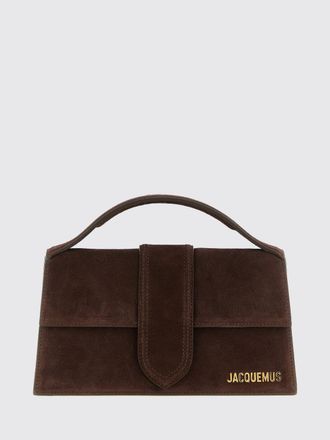 Jacquemus Le Grand Bambino Handtasche aus Veloursleder mit Logo
