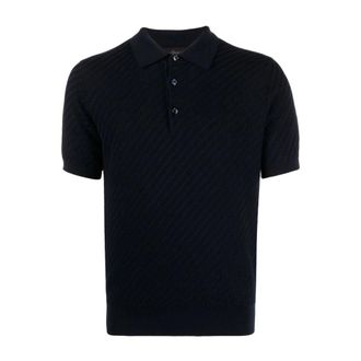 Brioni Homme, Tops, Bleu, Taille: M Polo Casual Bleu