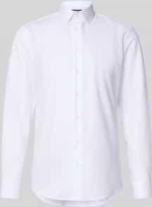 Jake*s Slim Fit Business-Hemd mit Kentkragen