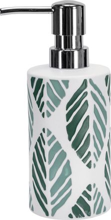 Kleine Wolke Seifenspender Leaf, Accessoires, Farbe Pacific, Material: Steinzeug