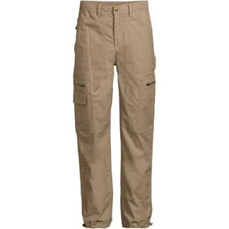 Lands End Cargohose in Ripstop-Webung, Herren, Größe:XXL 81 regular, Braun, by Lands End