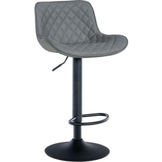 Clp Tabouret de bar Grey Minosa, faux cuir