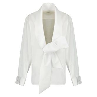 Saint Laurent Damen, Blusen & Hemden, Wei&szlig;, LGr&ouml;&szlig;e