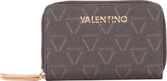 Valentino Lady Re Zip Around Wallet Moro/Naturale
