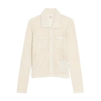 Zadig&Voltaire Veste Voltyz Colin - Femme - Pulls - Beige - Taille: 40 FR